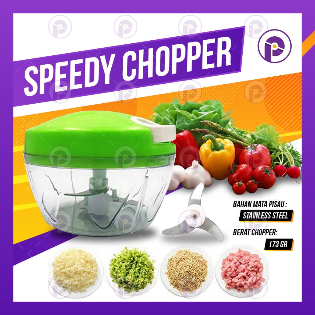 Jual Speedy Chopper Blender Tarik / Blender Manual / Blender sayur dan ...
