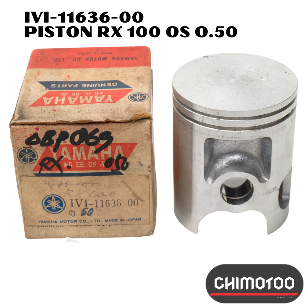 Jual Piston Ring Seher Yamaha Rx100 Rx 100 Os Over Size Ukuran 0.50 Nos ...