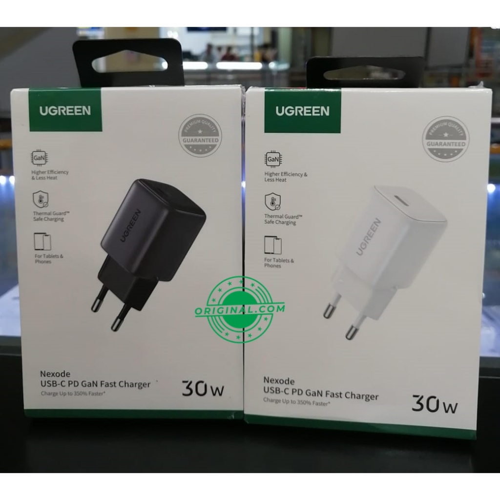 Jual UGREEN Adapter 30W USB-C PD GAN Fast Charger | Shopee Indonesia