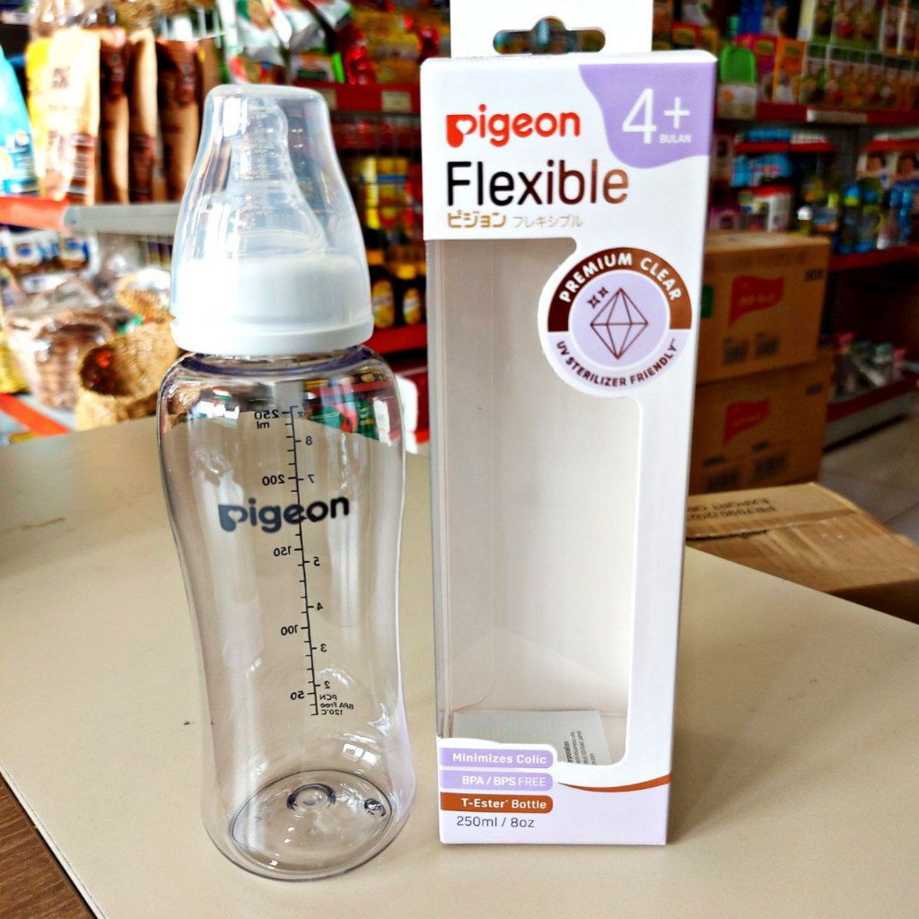 Jual PIGEON Botol T-Ester Streamline 150ml / 250ml with S-type Nipple | Shopee Indonesia