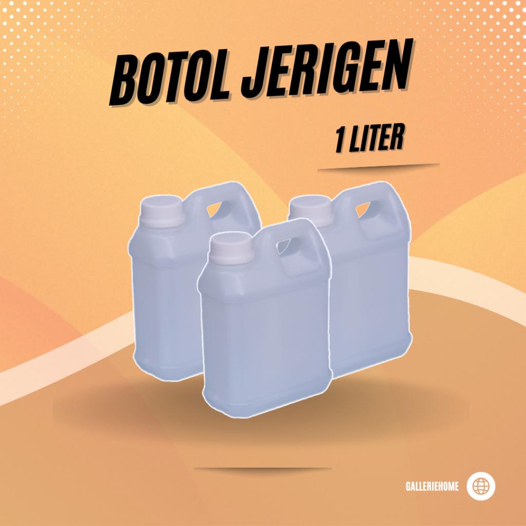 Jual Botol Jerigen Kosong 1 Liter Segel Baru | Shopee Indonesia