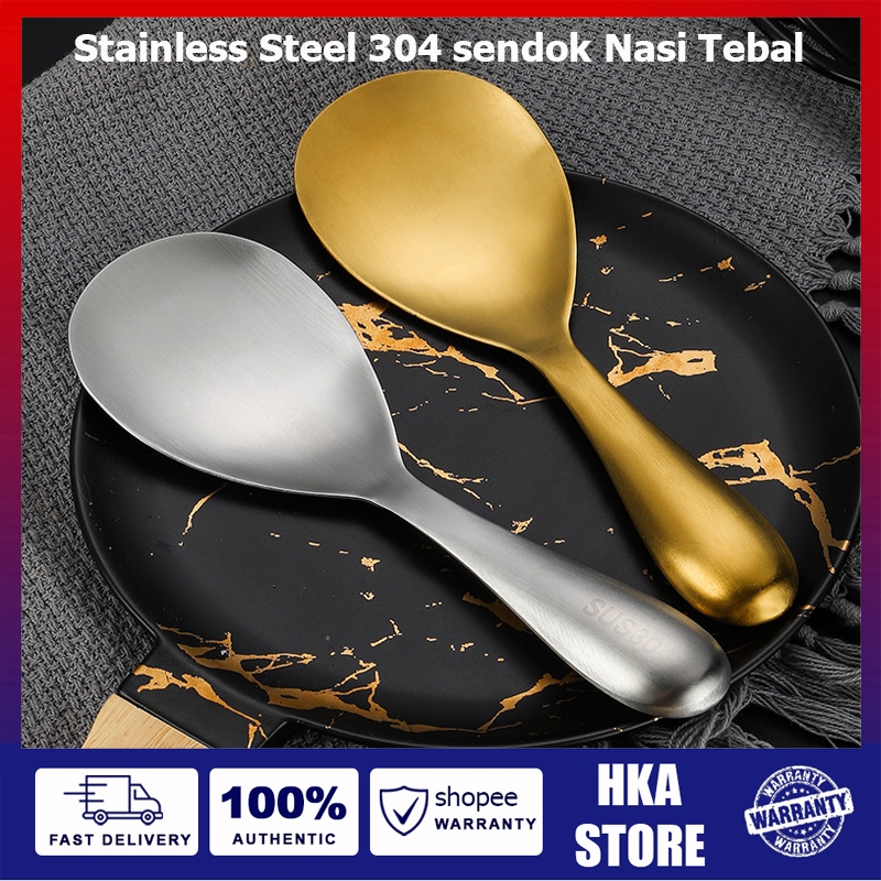 Jual COD Sendok Nasi Stainless Steel 304sendok Nasi Tebal Sendok Nasi ...