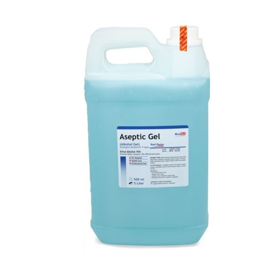 Jual Aseptic Gel 5 Liter Onemed Hand Sanitizer Aseptik Gel Onemed 5 L ...
