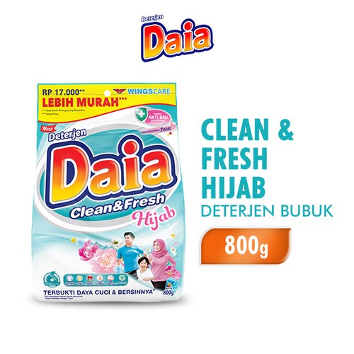 Jual Daia Deterjen Bubuk 800 gr (TANPA PIRING) | Shopee Indonesia
