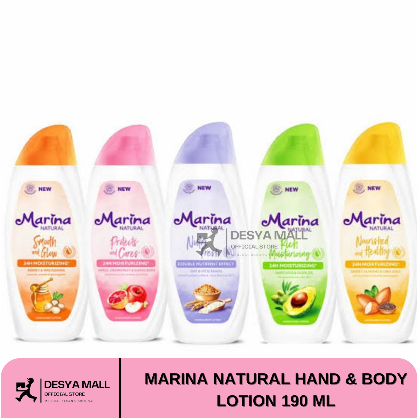 Jual Marina Hand & Body Natural 200ML Marina Hand & Body Lotion UV ...