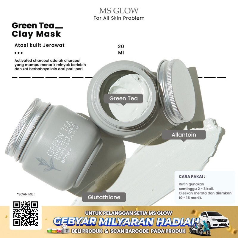 Jual masker clay mask by ms glow | Shopee Indonesia
