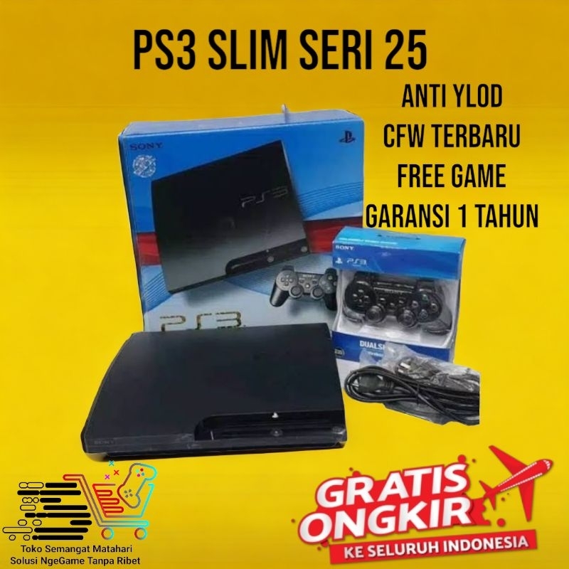 Jual PS3 SLIM 500GB SERI 2500 A EX JAPAN | Shopee Indonesia