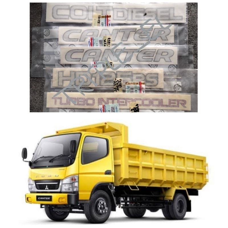 Jual SET ISI 5 BUAH STICKER STIKER COLT DIESEL CANTER HD125PS TURBO ...