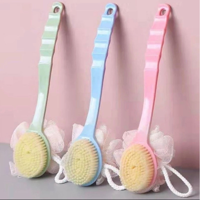 Jual Sikat Mandi Punggung 2in1 Shower Puff Mandi 2in1 Bulu Lembut ...