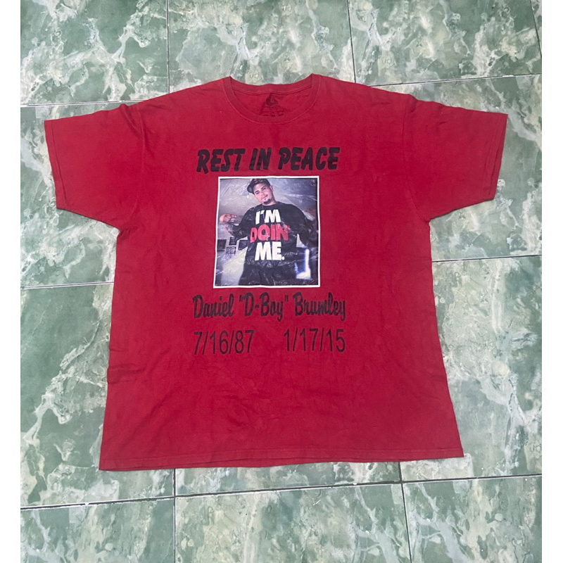 Jual Kaos Rapper Daniel D-Boy RIP by Fruit of the loom | Shopee Indonesia