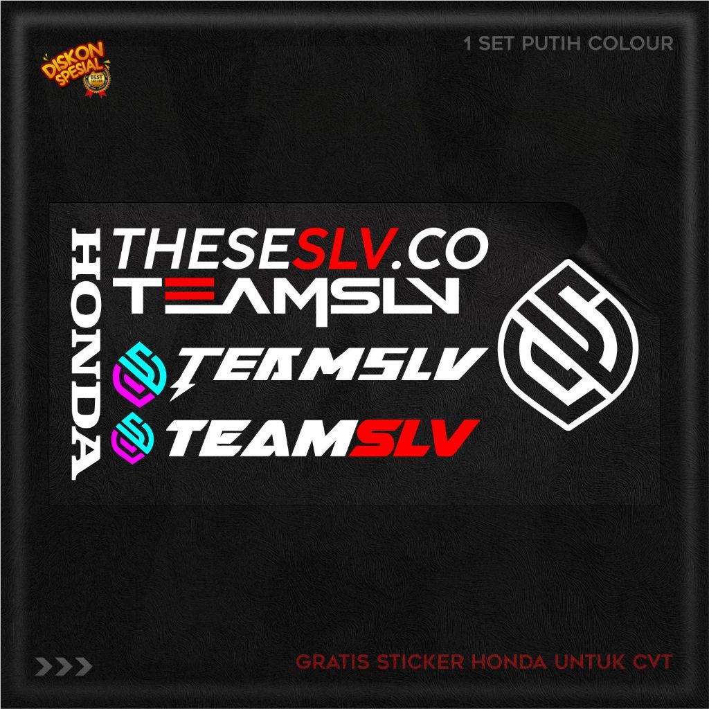 Jual Stiker TEAMSLV Cutting Sticker Vario Dll | Shopee Indonesia