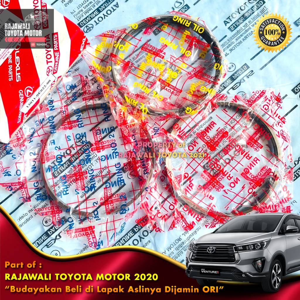 Jual Ring Seher Piston Innova Reborn, Fortuner VRZ, Hiace & Hilux Revo ...
