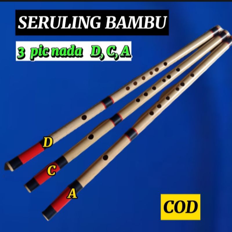 Jual Seruling dangdut 3 pic nada dasar D C A | Shopee Indonesia
