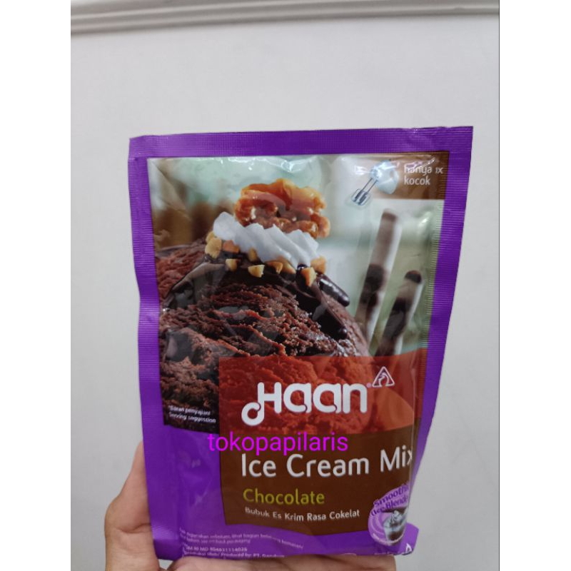 Jual Bubuk Haan Ice Cream Mix Chocolate 90gr | Shopee Indonesia