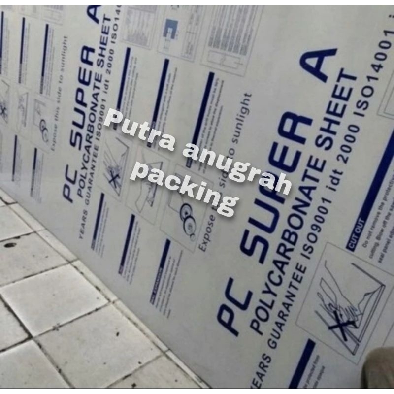 Jual polycarbonate sheet solid clear 10mm x 122cm x 244cm ( Lembaran bening ) | Shopee Indonesia