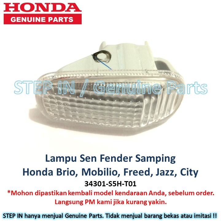 Jual Sen Lampu Samping panel Fender Depan mobil Honda sein side light ...