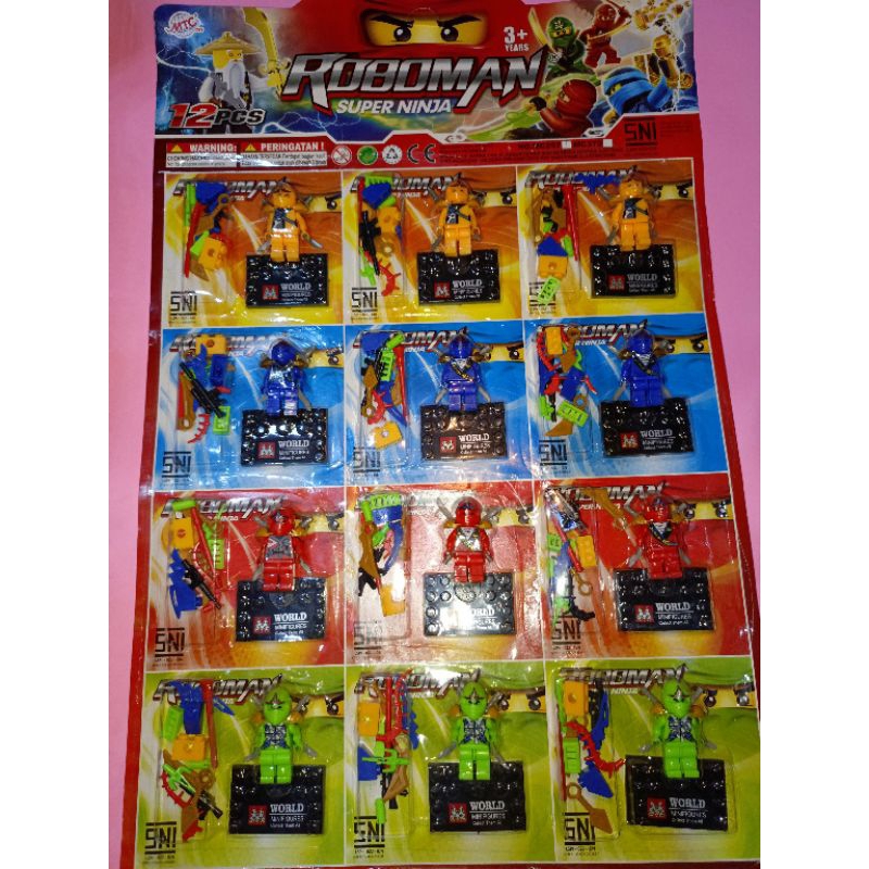 Jual mainan balok susun brick/minifigure/actionfigure/lego roboman ...