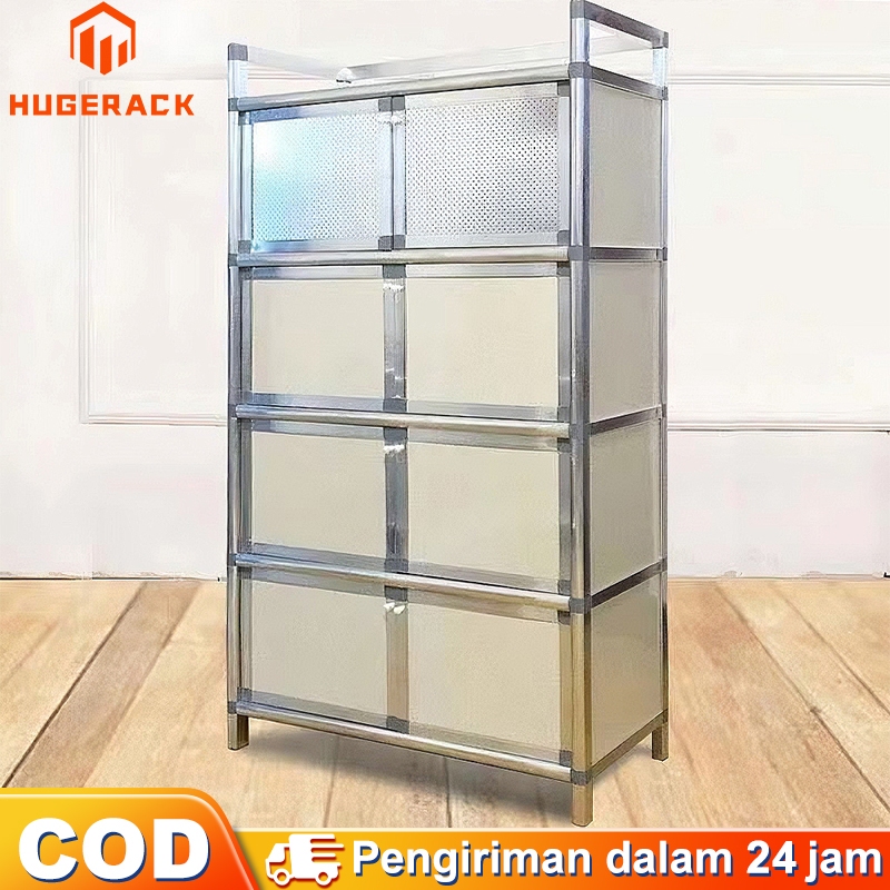 Jual Lemari Piring Aluminium Rak Lemari Dapur Rak Piring Stainless Rak ...