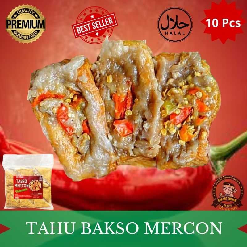 Jual TAHU BAKSO MERCON ENAK HALAL DAN HIGENIS KEMASAN ISI 10PCS ...