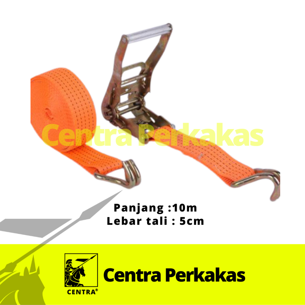 Jual Tali Pengikat Barang 2"x10m Ratchet Tie Down | Shopee Indonesia