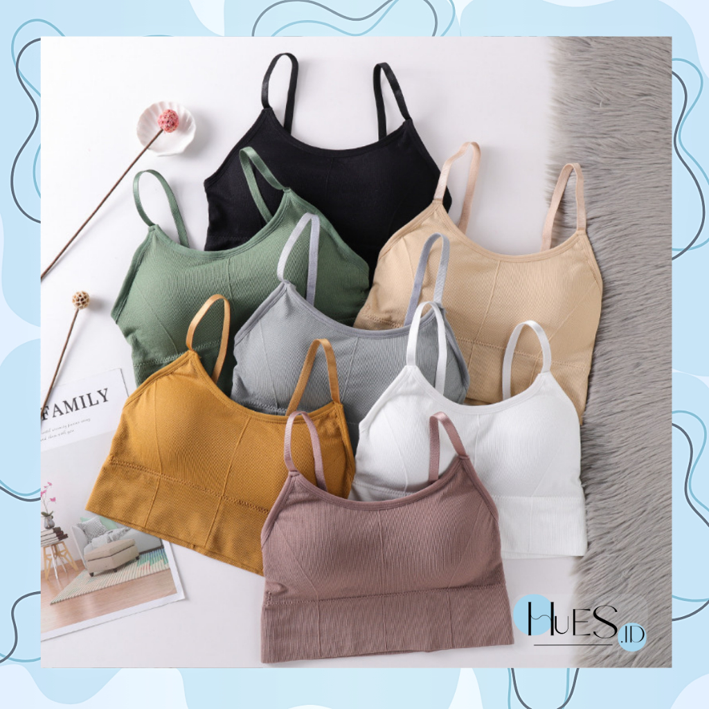 Jual HUES.ID Bra Wanita Model One-Piece Bra Bralette Push Up Bahan ...