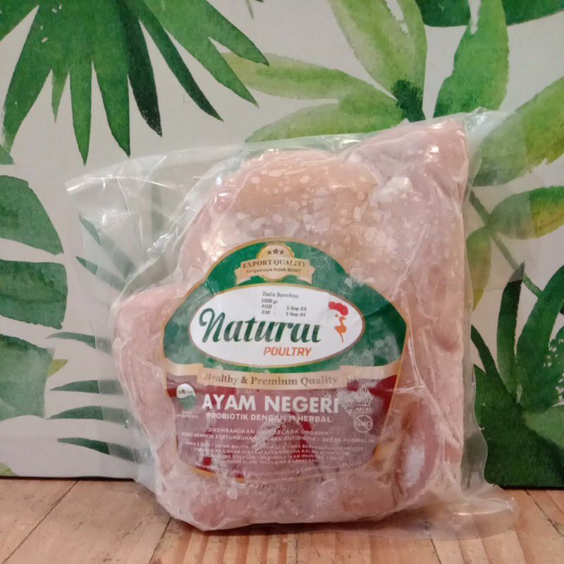 Jual Natural Poultry Dada Ayam Tanpa Tulang Organik 1 kg | Shopee Indonesia