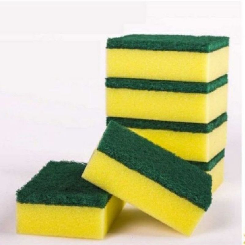 Jual SPONGE / SPON CUCI PIRING 2 SISI 1 PCS | Shopee Indonesia