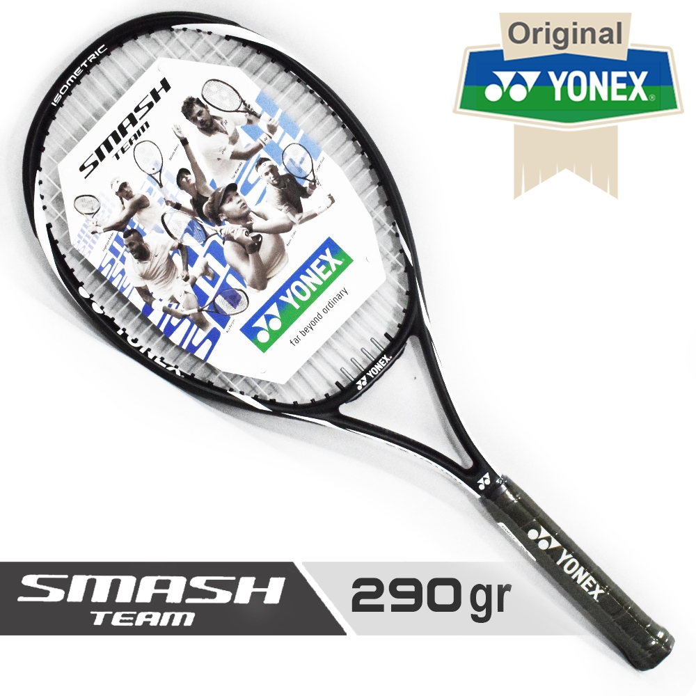 Jual Raket Tenis Yonex Smash Team Black White 290g | Shopee Indonesia