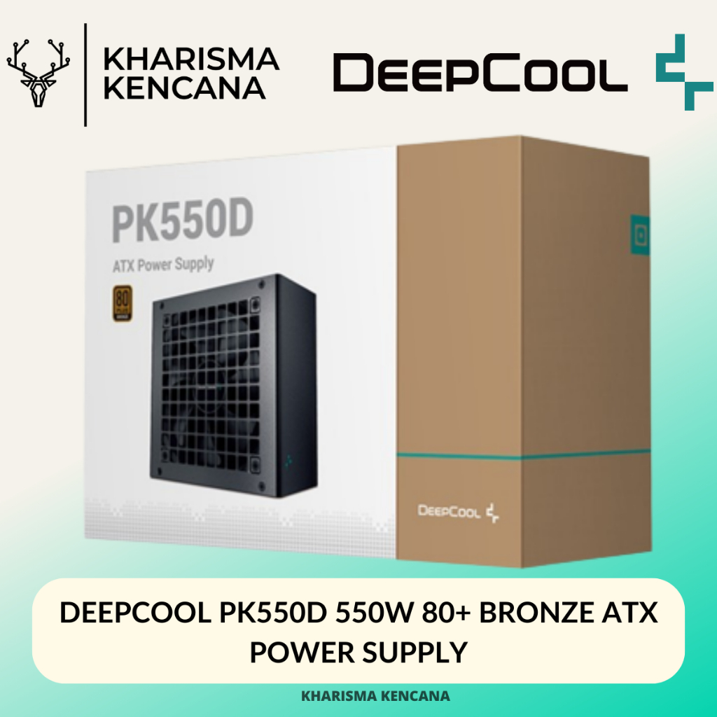 Jual DEEPCOOL PK550D 550W 80+ BRONZE ATX POWER SUPPLY | Shopee Indonesia