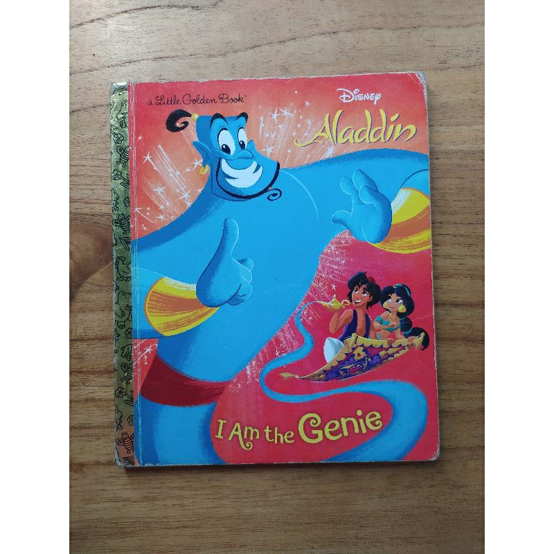 Jual Buku A Little Golden Book Disney: Aladdin I Am The Genie | Shopee ...