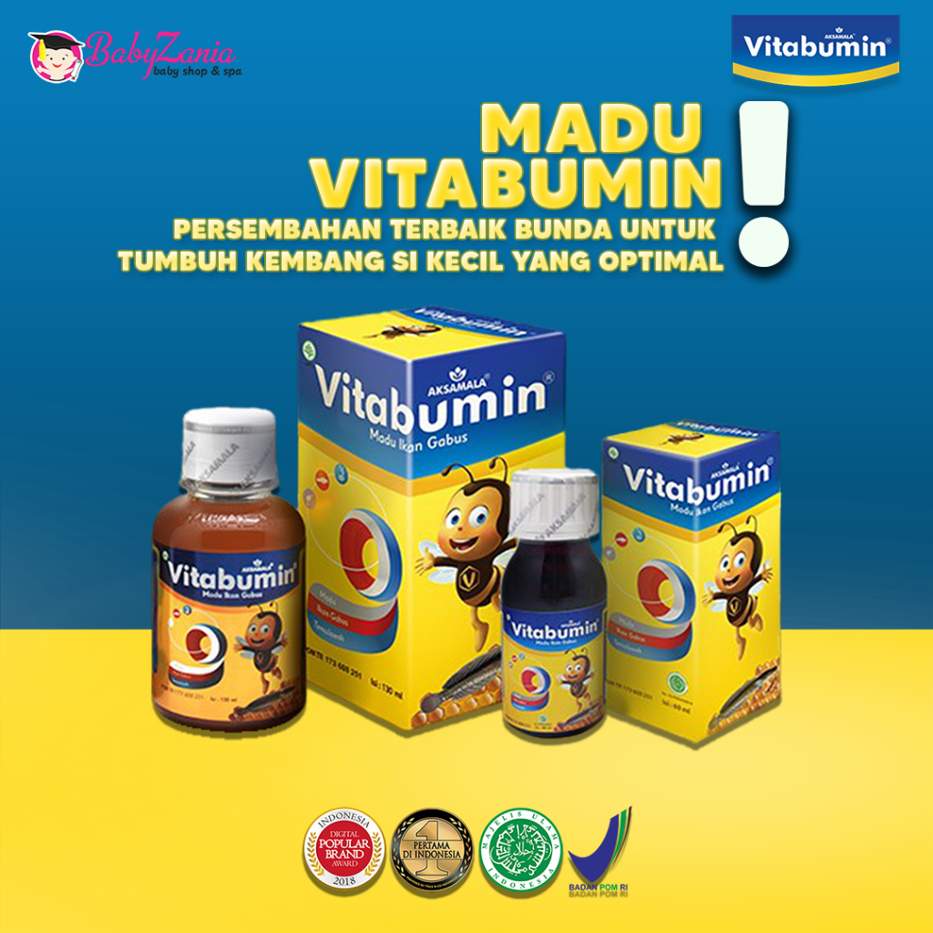 Jual Vitabumin Madu Ikan Gabus 60ml | Shopee Indonesia