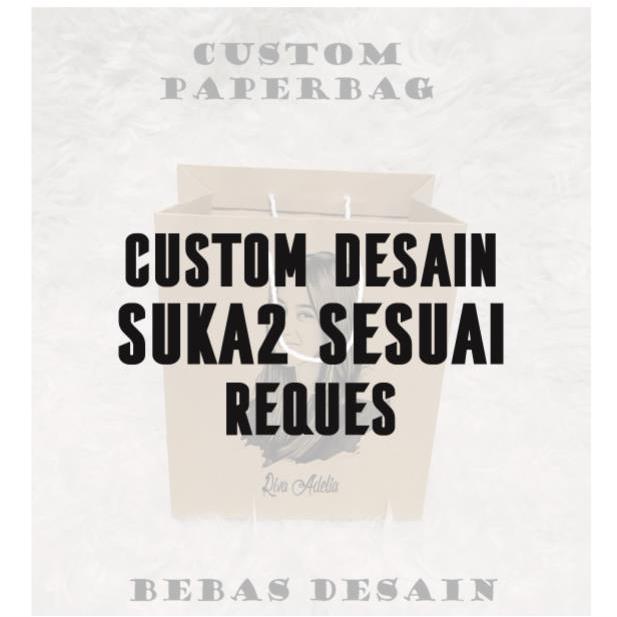 Jual (+CETAK PAPERBAG BESAR) Paper Bag Jumbo Reques desain dan ukuran ...