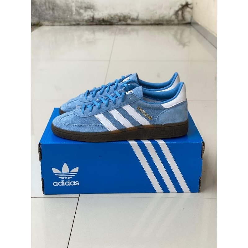 Jual Adidas Handball Spezial blue ice | Shopee Indonesia