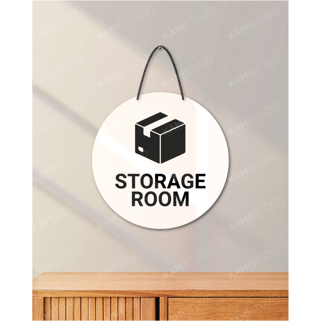 Jual TULISAN STORAGE ROOM 20X20 CM GANTUNG/ SIGN GANTUNG STORAGE ROOM ...