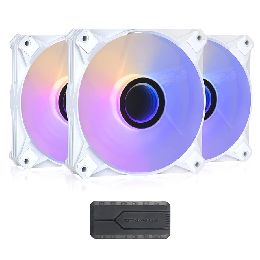 Jual Fan DARKFLASH INFINITY 8 PWM ARGB - 3in1 + Controller 3 Fan 12cm ...