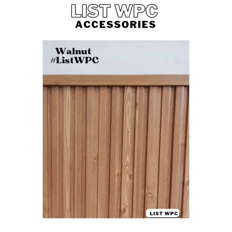 Jual [1.2 METER] LIST SUDUT SIKU L WPC WALLPANEL/ LIST PENUTUP WPC PER ...
