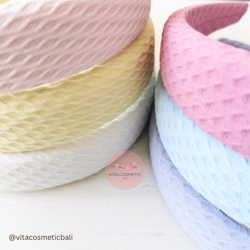 Jual 3cm Bando Kain Tebal Wanita Korea / Bando Kain Warna Pastel ...