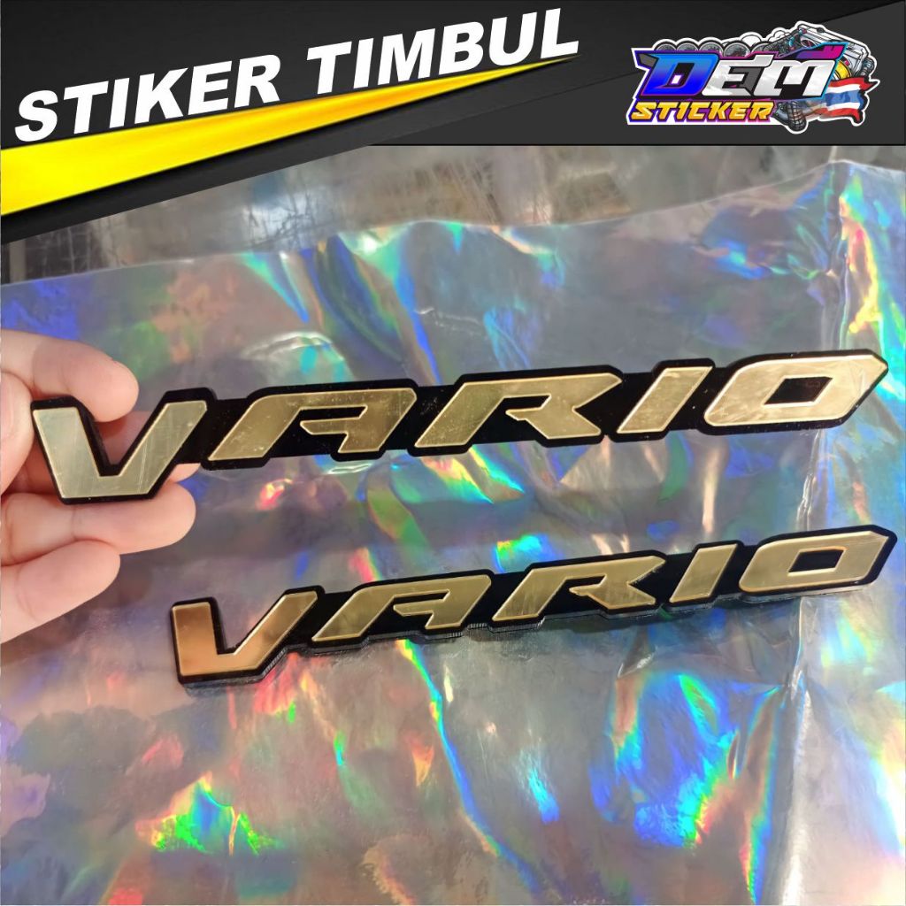 Jual Emblem Honda vario 160 Timbul Logo Motor 3D Akrilik Variasi ...