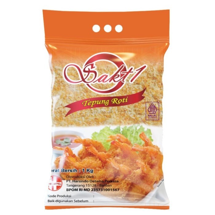 Jual Tepung roti sakti 1kg / sakti tepung roti 1kg / bread crumbs 1kg ...