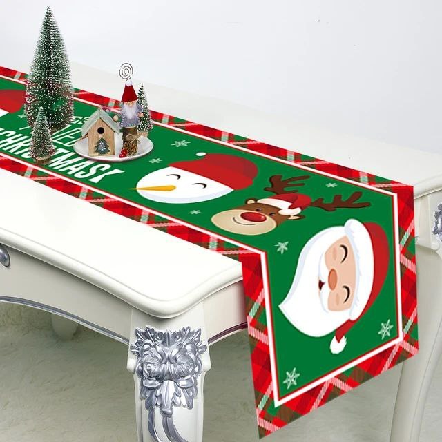 Jual Table Runner Natal (Taplak Meja Natal) Poly Taplak Meja Tamu Motif ...