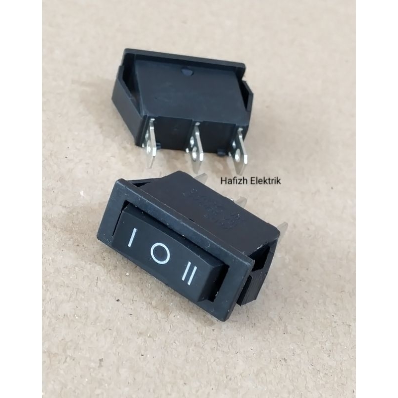 Jual Saklar - Switch 3 Pin ON OFF ON | Saklar Tiga Kaki Gepeng 13x30mm ...