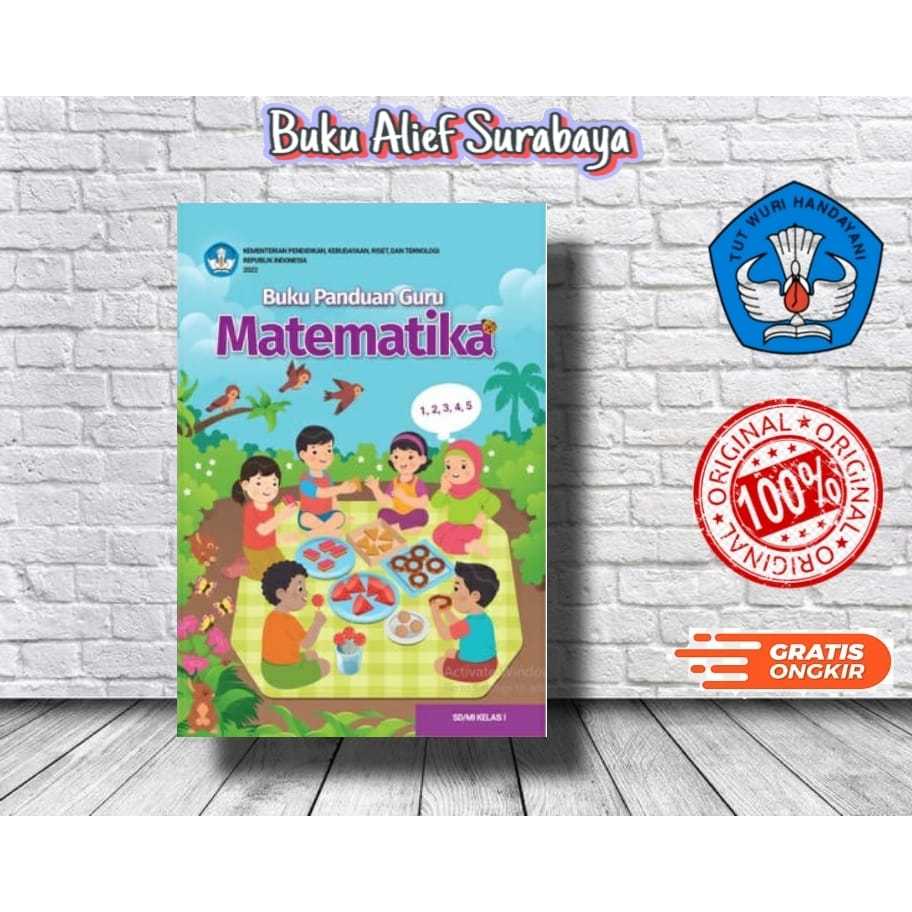 Jual Buku Panduan Guru Matematika New Kelas 1 SD Original Kurikulum Merdeka | Shopee Indonesia