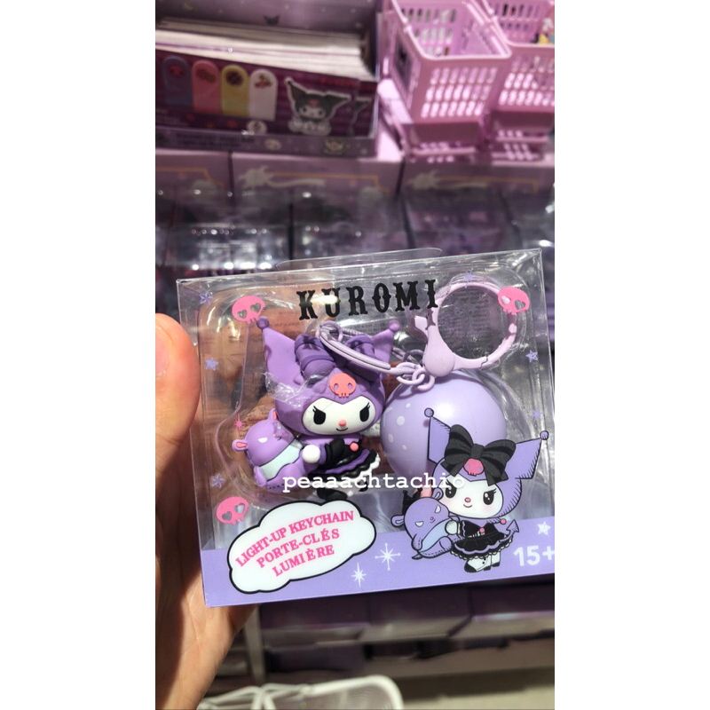 Jual MINISO X SANRIO kuromi light up keychain gantungan kunci lampu ...