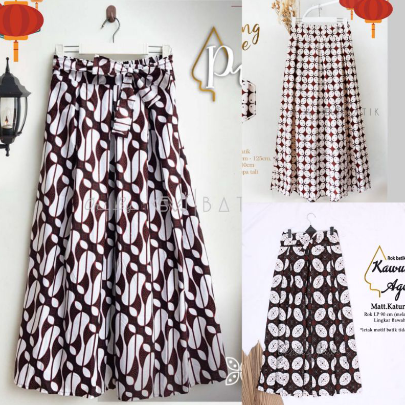 Jual ROK BATIK PANJANG PUTIH GADING MAS GENDHIS JAWI [KODE C3B3 ...
