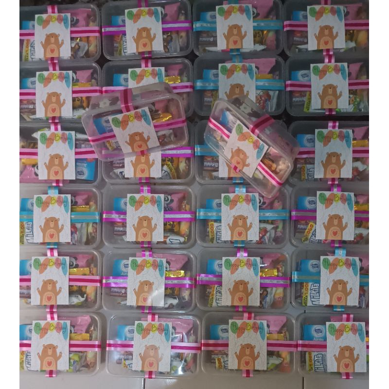 Jual Souvenir Ultah || Gift Snack Box 01 | Shopee Indonesia