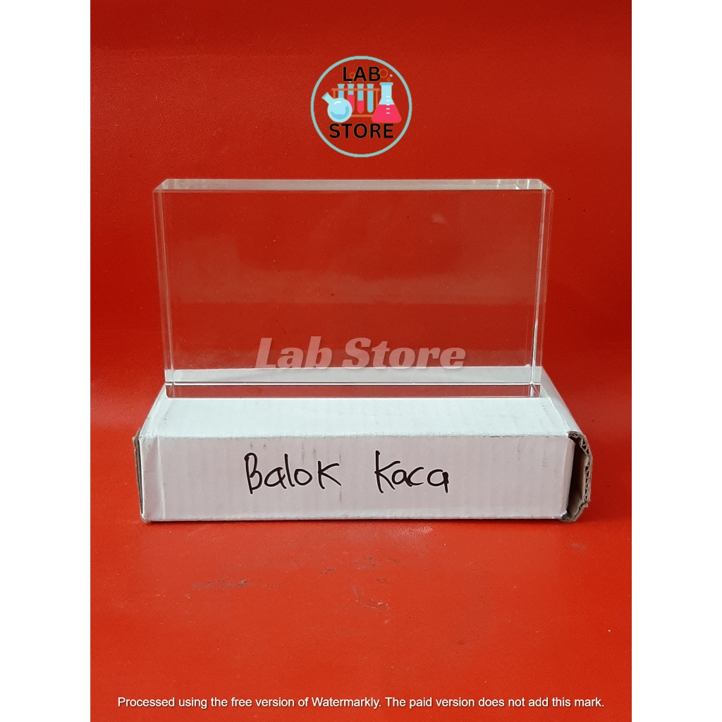 Jual Balok Kaca / Kaca Plan Paralel / Alat Peraga Sekolah dan ...