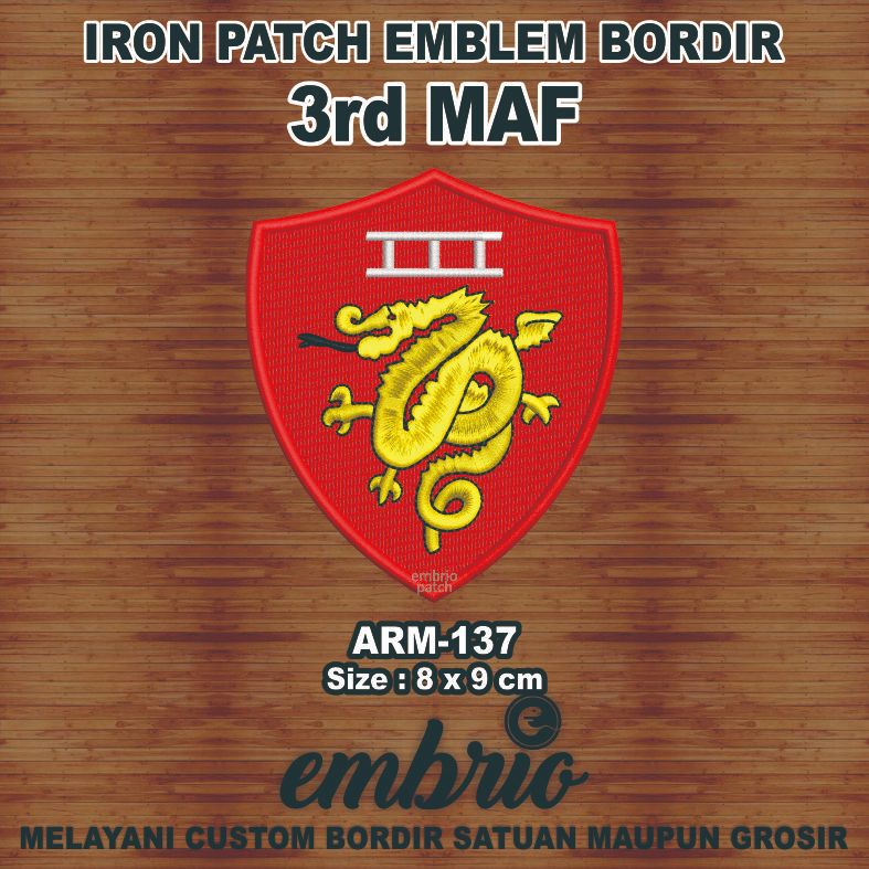 Jual ARM-137 - Patch 3rd MAF Marine Amphibious Force US Marine Corps US ...