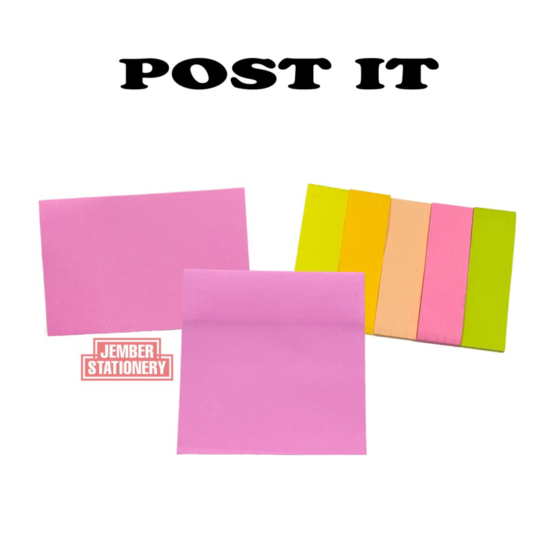 Jual Sticky Notes / Post It Polos | Shopee Indonesia