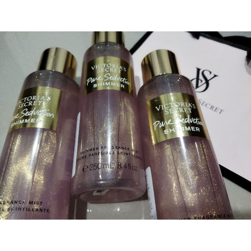 Jual Victoria's Secret Shimmer Fragrance Mist Pure Seduction Shimmer ...
