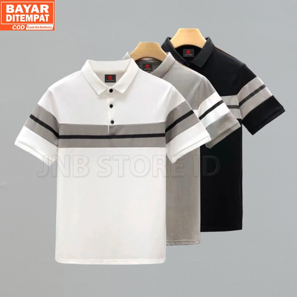 Jual Kaos Polo Tshirt Pria Lengan Pendek Bahan Premium Trendy Distro ...